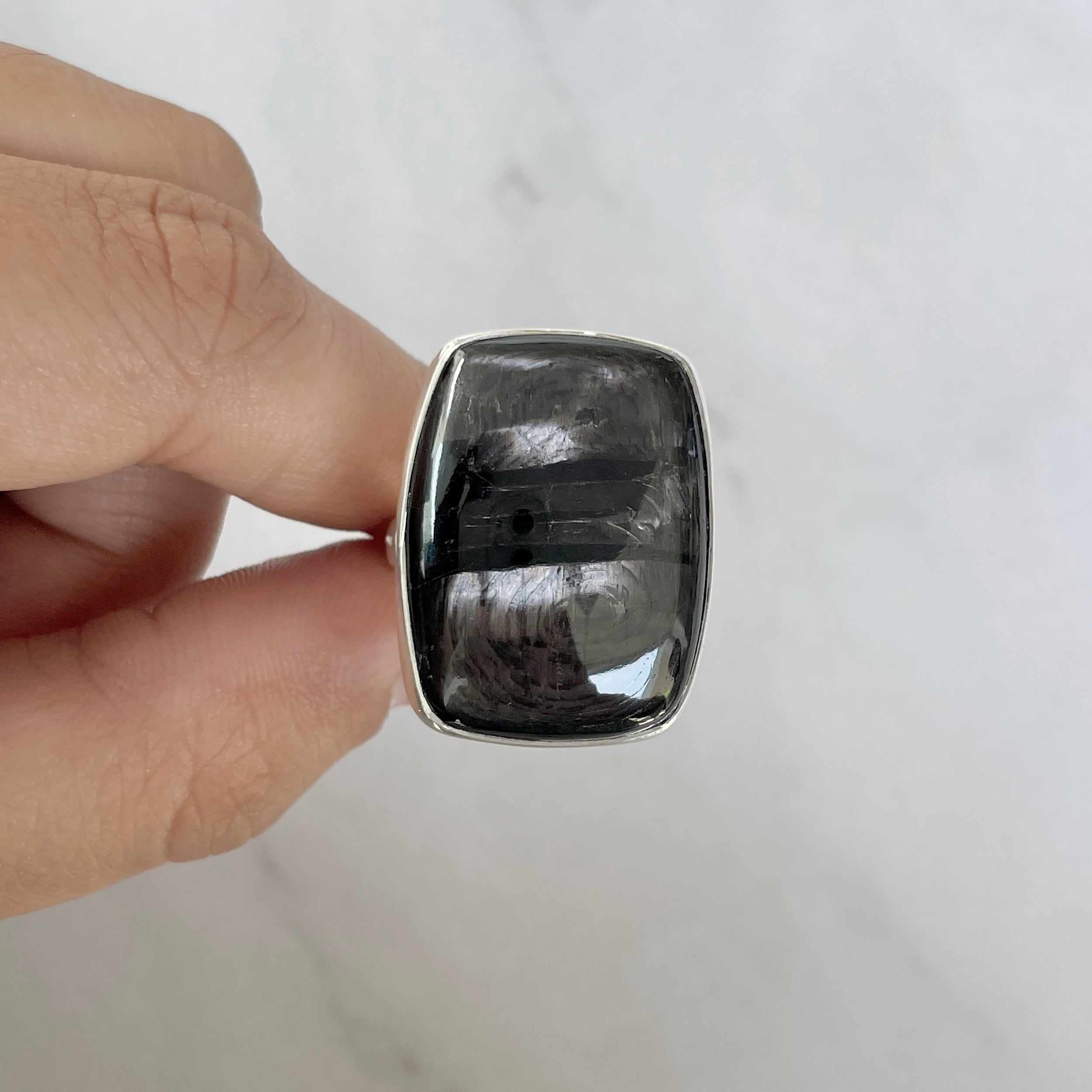 Hypersthene Ring-(HYP-R-4.) – Sagacia Jewelry