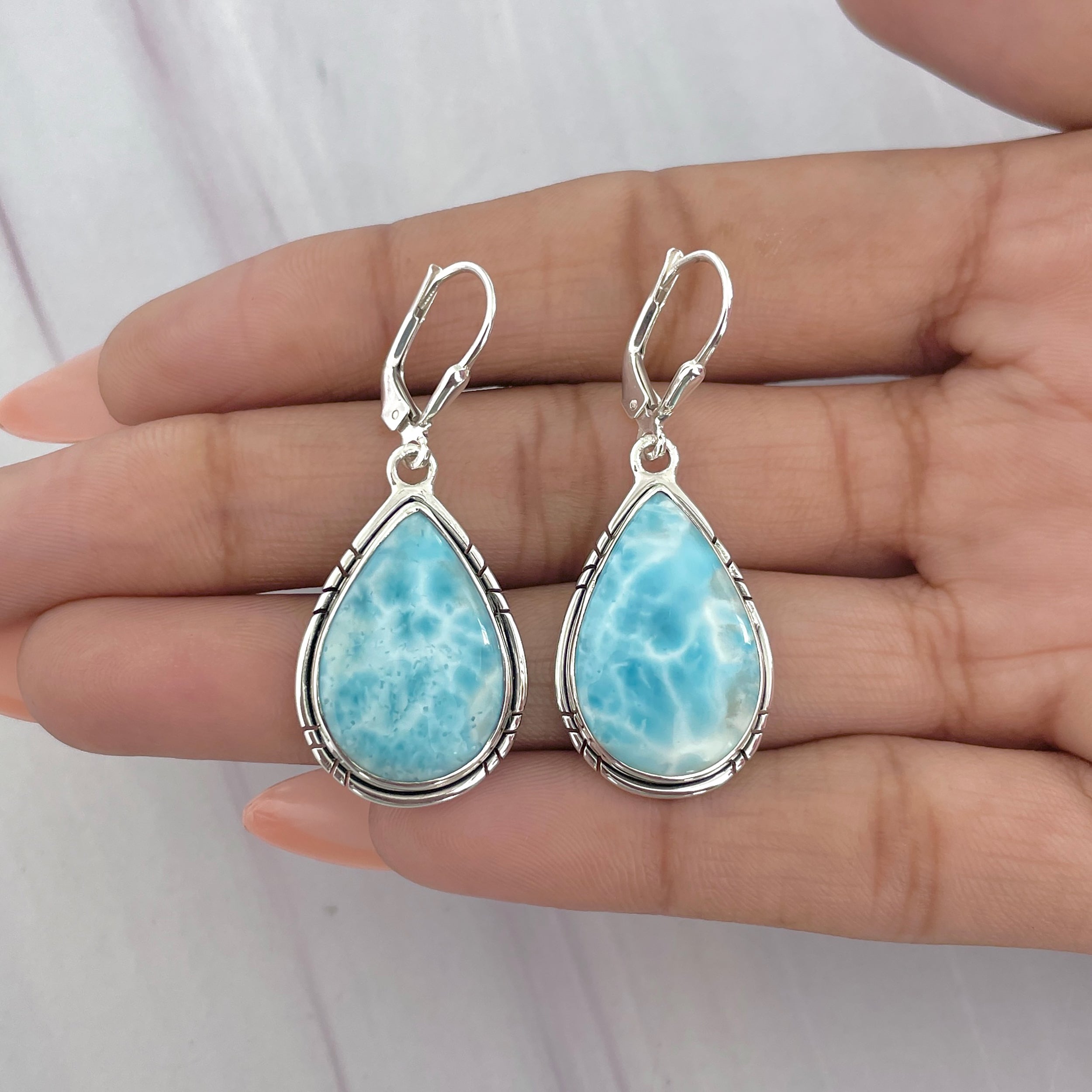 Larimar Jewelry | Buy 925 Silver Larimar Jewelry Collection at Sagacia ...