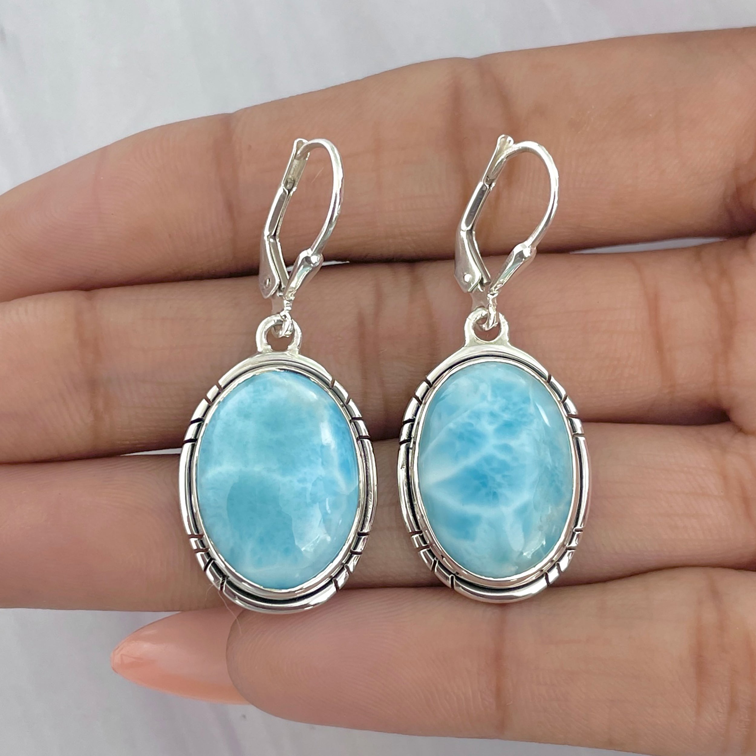 Larimar Jewelry | Buy 925 Silver Larimar Jewelry Collection at Sagacia ...