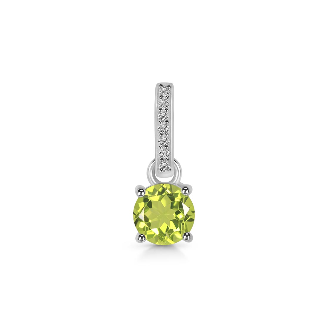 Dainty Peridot Pendants | Buy Silver Peridot Pendant Online in USA ...