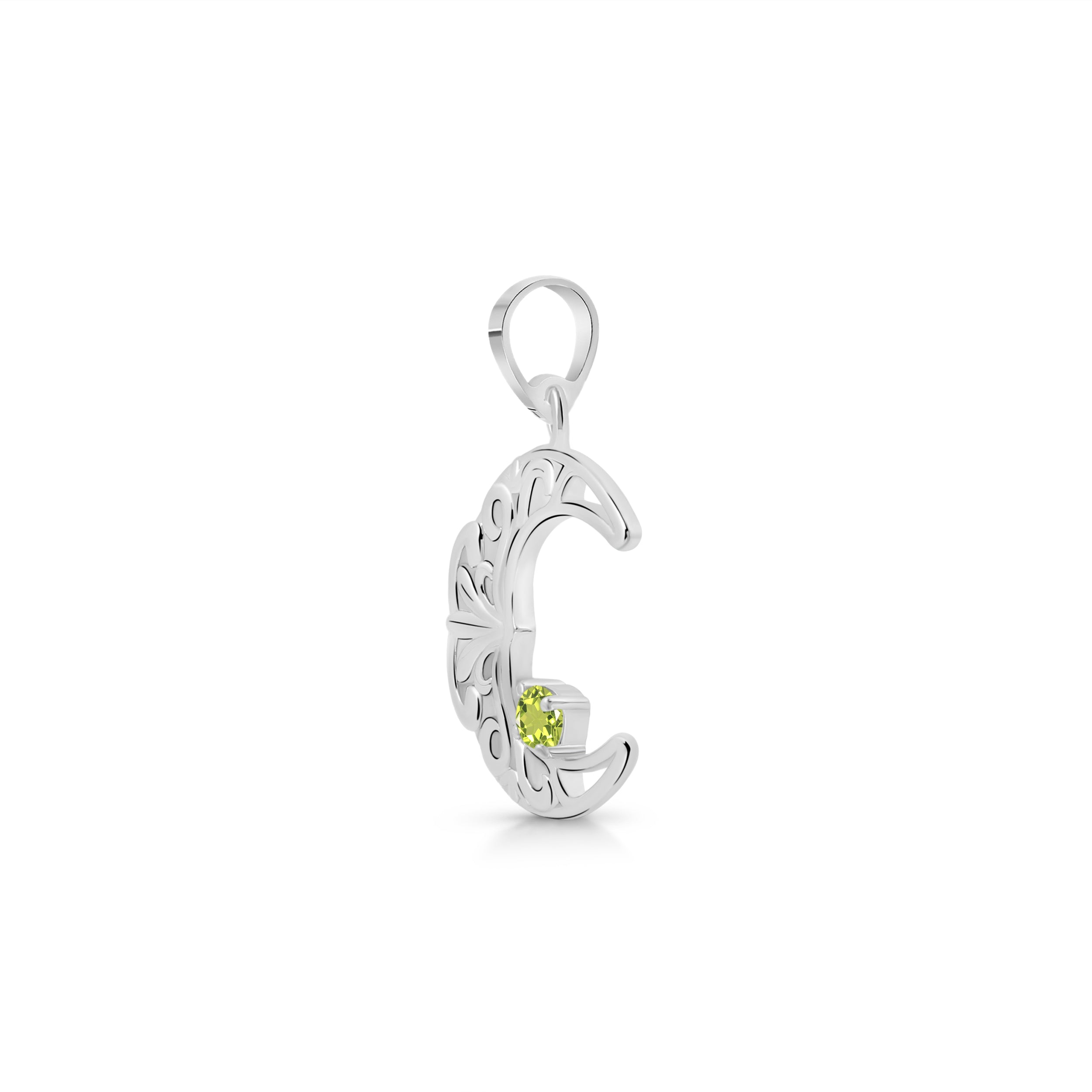 Dainty Peridot Pendants | Buy Silver Peridot Pendant Online in USA ...