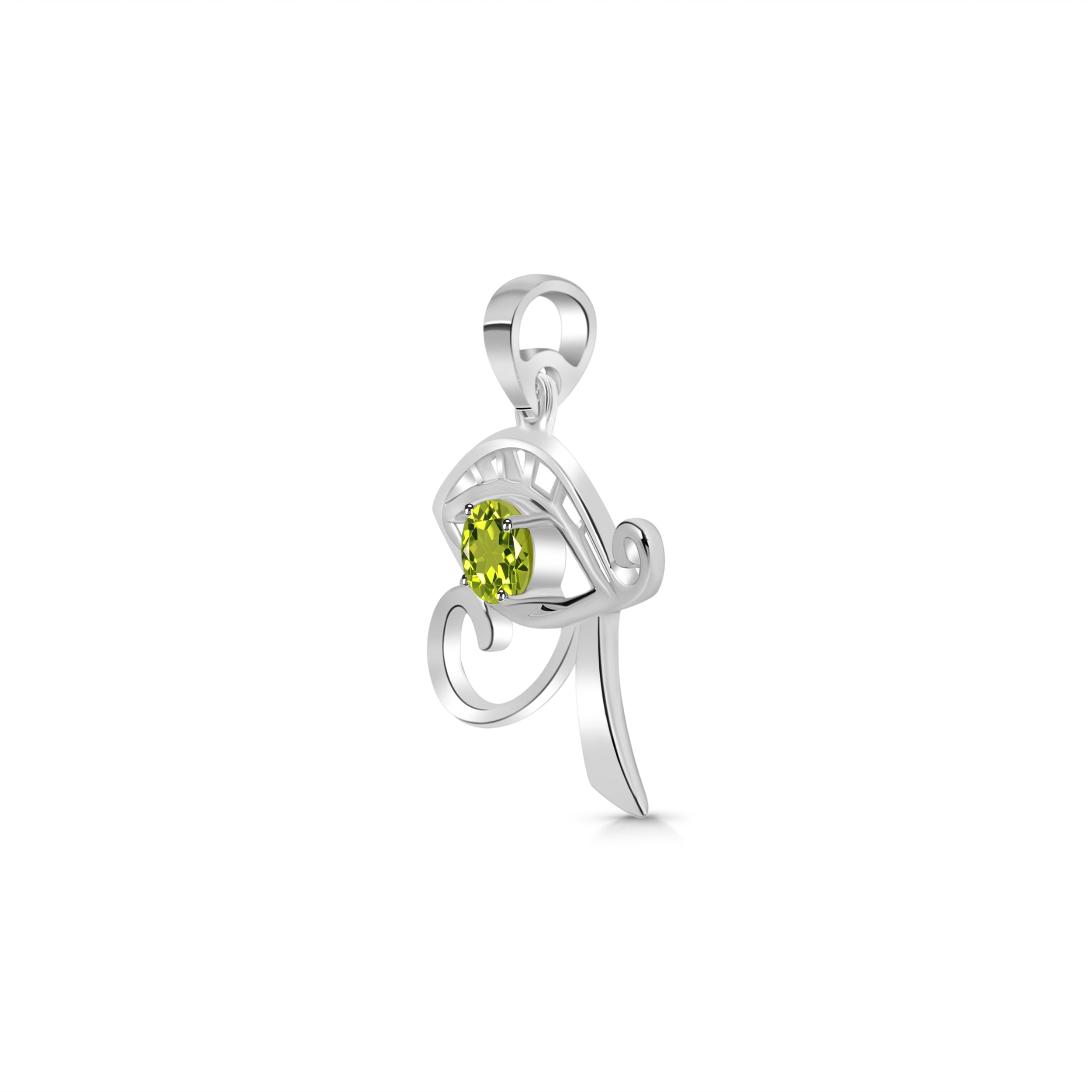 Dainty Peridot Pendants | Buy Silver Peridot Pendant Online in USA ...