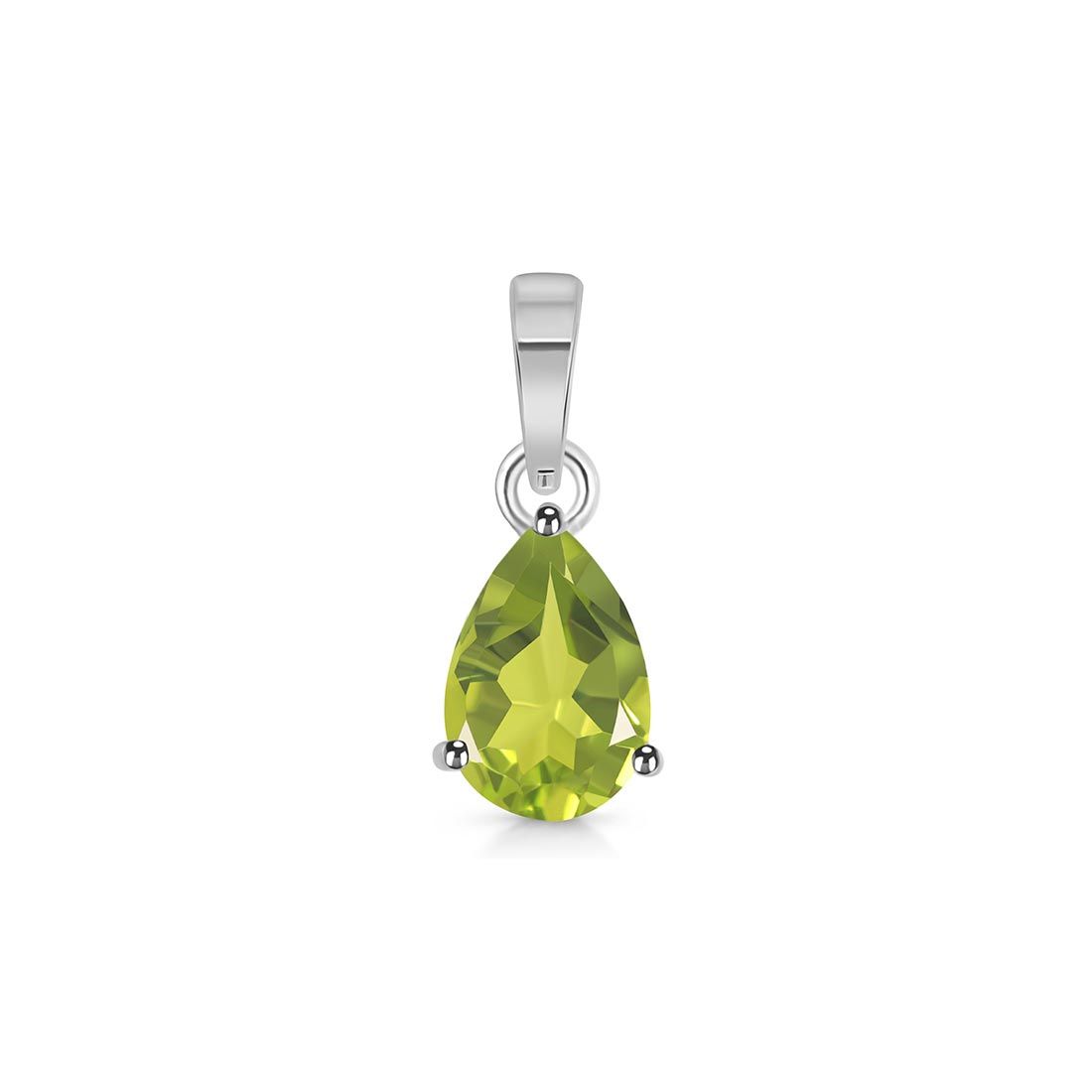 Dainty Peridot Pendants | Buy Silver Peridot Pendant Online in USA ...